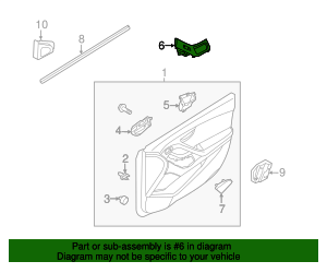 2011-2014 Hyundai Window Switch 93570-3X030-RAS | OEM Parts Online