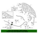 4H0-823-543 - Release Cable Cover 2011-2024 Audi | Audi OEM Parts