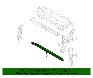 2022-2024 Mitsubishi Lower Air Guide 7812A578 | OEM Parts Online