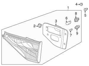 1997-2017 Honda Socket 33304-S30-003 | OEM Parts Online