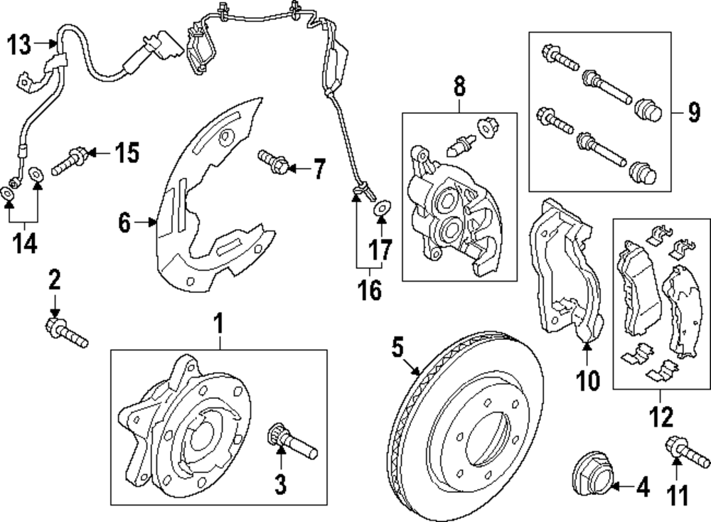 2022-2024 Ford Bronco Motorcraft™ ABS Sensor BRAB-643 | TascaParts.com