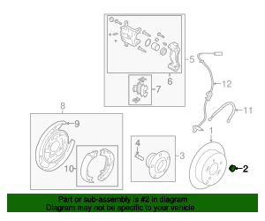 2011-2021 Kia Rotor Screw 12203-06167K | TascaParts.com