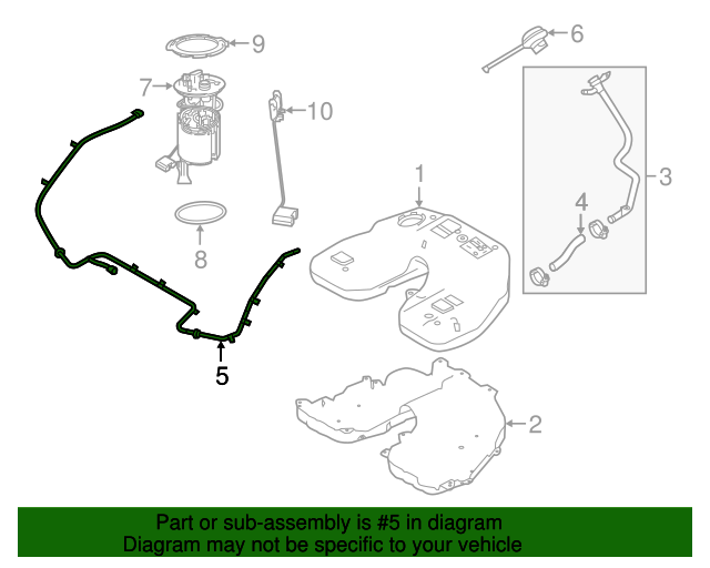 Genuine OEM Vent Tube Part# LR138423 Fits 2017-2021 Land Rover ...