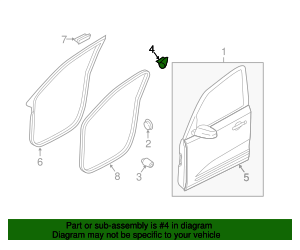 82280-2P000 - Frame Cover 2011-2015 Kia Sorento | Kia.Parts Store