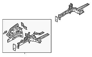 64600-D5000 - Apron/Rail Assembly 2016-2020 Kia Optima | Kia.Parts Store