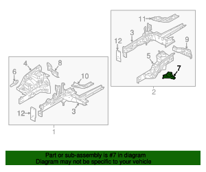 64517-D4000 - Front Bracket 2016-2020 Kia Optima | Kia.Parts Store