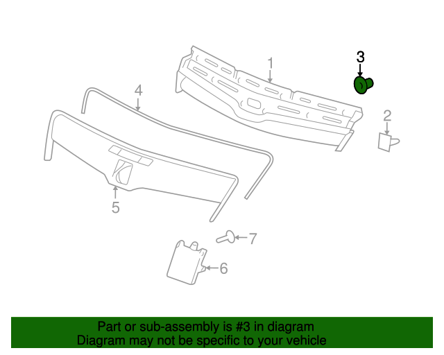 2008-2015 GM Multi-Purpose Nut 94515512 | TascaParts.com