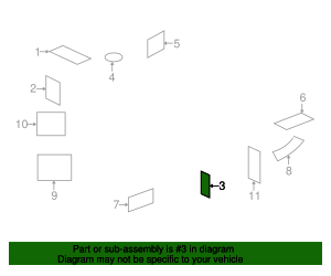 2013-2015 Honda Civic Engine Decal 42762-TT1-A00 | Honda Factory Parts