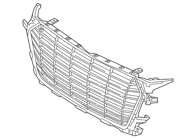 Audi OEM Center Grille Part# 8S0-853-651-B-T94 | OEM Vehicle Parts