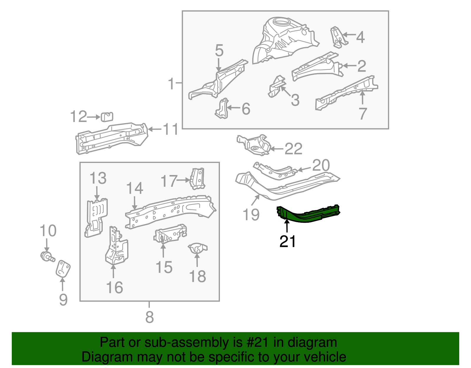 2008-2018 Toyota 2008-2018 Toyota - Front Reinforced 57107-12120 ...
