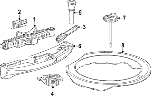 Jack & Components for 2025 GMC Acadia | GMPartsDirect.com
