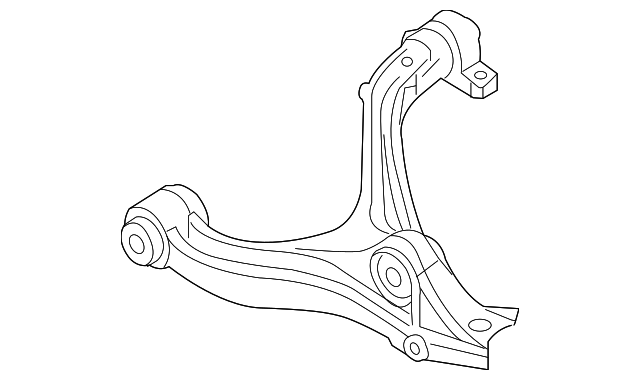 2011-2015 Mopar Lower Control Arm - Driver's Side (LH) 5168159AB ...