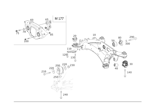 Rear Axle Carrier for 2018 Mercedes-Benz GLC 43 AMG® | Mercedes-Benz ...