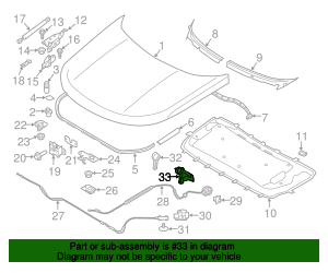 Genuine Release Handle Bracket for 2017-2023 Land Rover Discovery ...