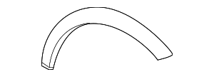 2008-2015 GM Passenger Side Front Fender Wheel Opening Molding 19179817 ...