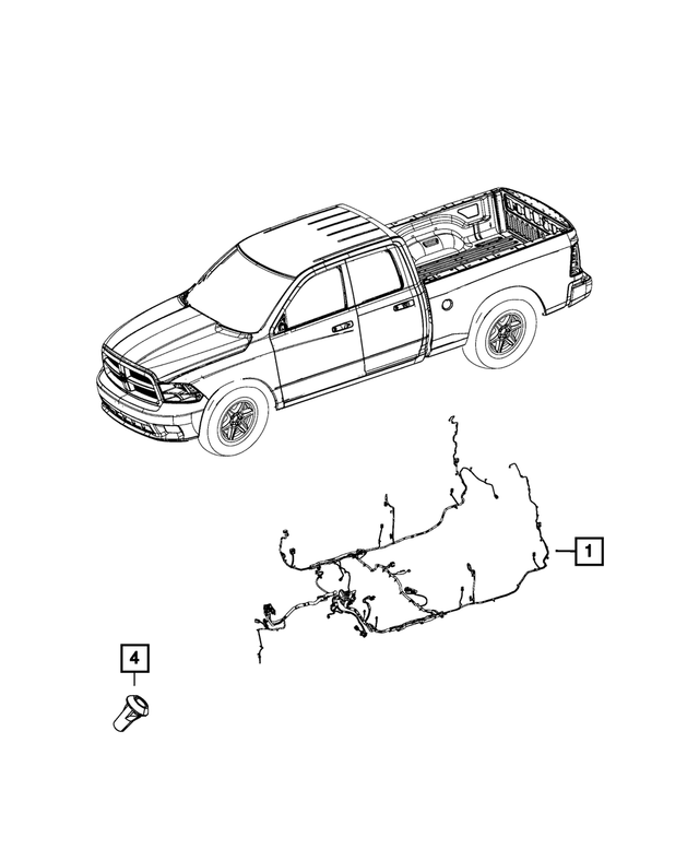 2016 Ram 3500 Body Wiring 68244334AE | My Mopar Parts