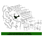 157-200-00-00 - Coolant Line Mercedes-Benz USA Parts