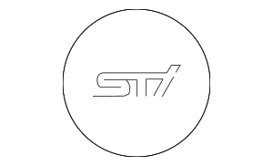 2008-2022 Subaru Center Cap - Sti 28821FE141 | Retail Performance Auto ...