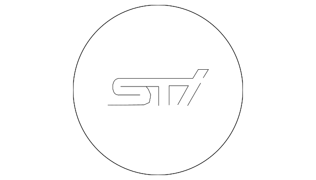 2008-2022 Subaru Center Cap - Sti 28821FE141 | Retail Performance Auto ...