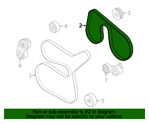 2021 Ford E-350 Super Duty AC Belt LC4Z-8620-A | TascaParts.com