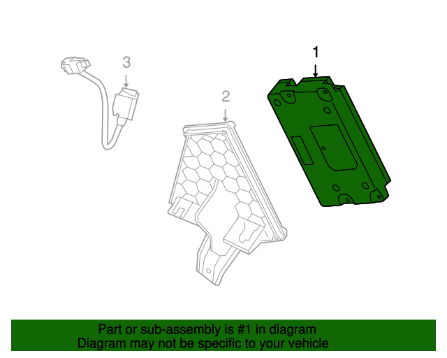 2012 Ford Module CR3Z-14D212-AA | AutoNationParts.com