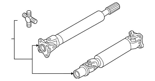 2017-2019 Nissan Titan XD Drive Shaft 37000-EZ00B | Nissan Parts Store