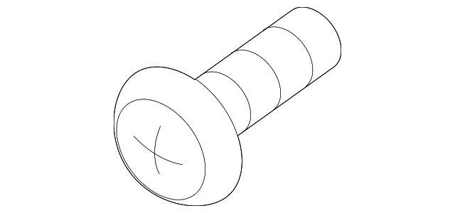 Genuine Compartment Retainer Screw for 1994-2022 Volvo | Part# 986166 ...