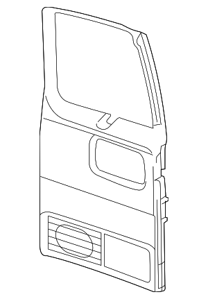 15223696 - Medium Dark Pewter II Rear Passenger Side Door Trim Panel ...