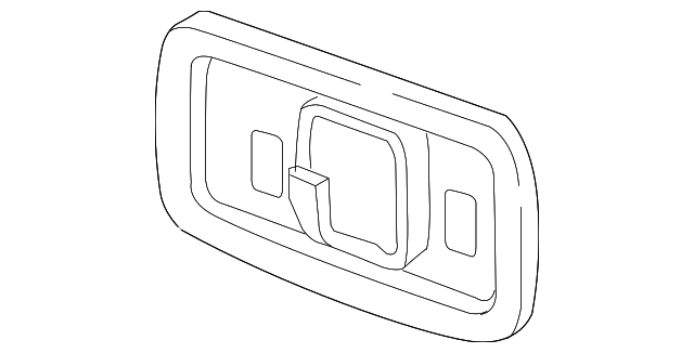 25959064 - Rear Interior Door Handle Bezel 2003-2021 GM ...