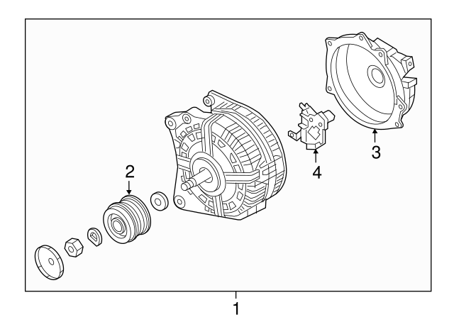 Volkswagen Alternator 04E-903-015-TX | Auto Parts
