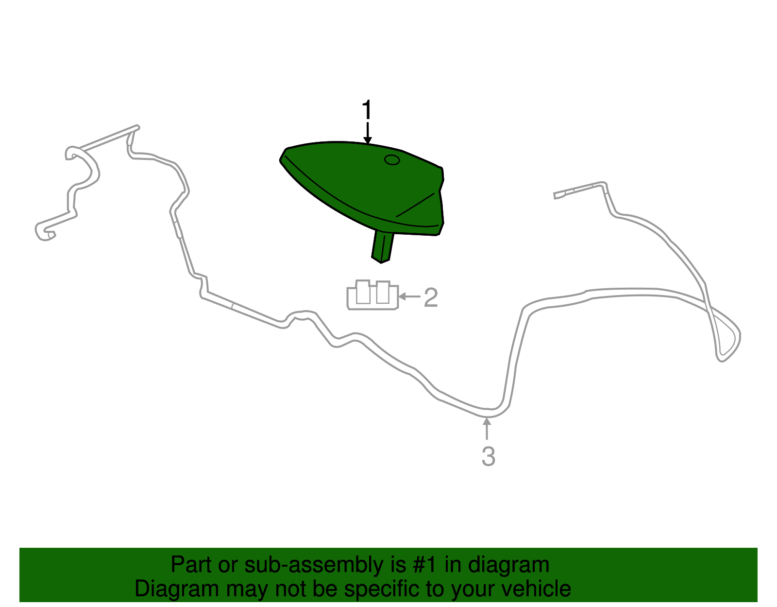 2020-2024 GM Antenna 84856171 | QuirkParts