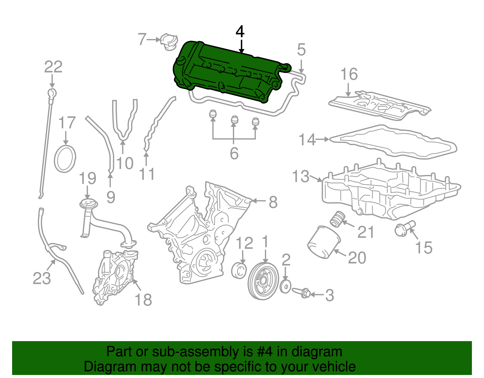 2009-2012 Ford Valve Cover 9L8Z-6582-D | OEM Parts Online