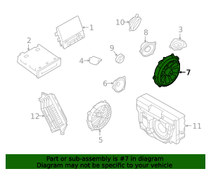 970-645-651-02 - Speaker 2010-2024 Porsche | AutoNation Parts