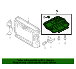 2012-2022 Volkswagen Passat Splash Shield 561-825-237-D | OEM Parts Online
