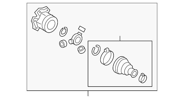 2018-2024 Audi Cv Joint Kit 80A-498-103 | Audi USA Parts