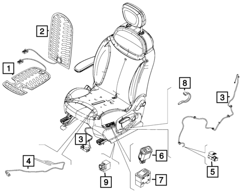 Sensors for 2017 Fiat 500L | Mopar Parts