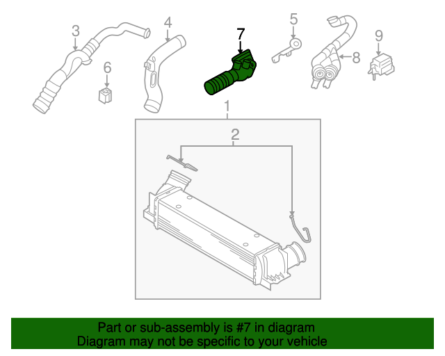 Genuine BMW 13-71-7-594-722 | Rear Inlet Tube | FREE Shipping on Most ...