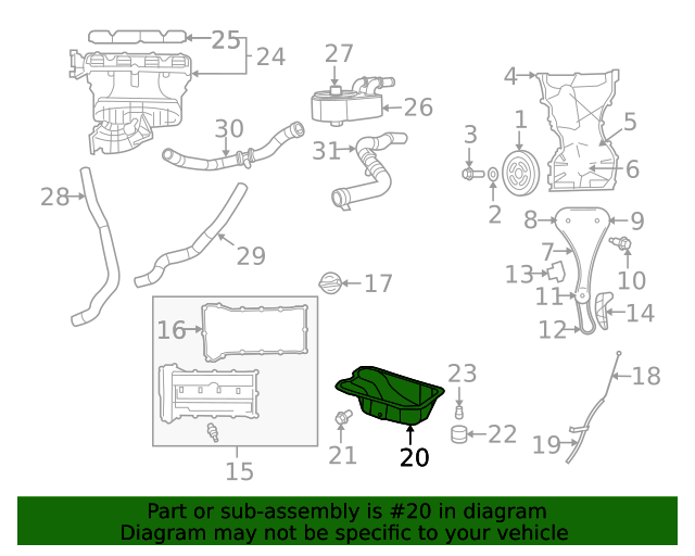 2007-2019 Mopar Pan 4884665AF | TascaParts.com