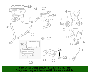 2007-2020 Mopar Oil Filter Connector 68310651aa | TascaParts.com