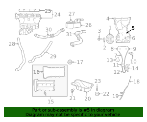 2007-2020 Mopar Timing Cover Hole Plug 06102258AA | Mopar Parts Canada