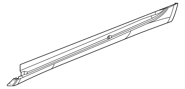 2014-2020 Chevrolet Impala Primed Passenger Side Rocker Panel Molding ...