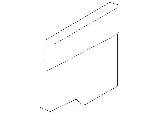2005-2015 Nissan Condenser Assembly Upper Seal 92184-EA000 | Nissan RVA