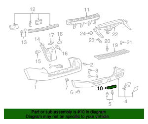 ZZC0-51-068 - Reflector 2008-2011 Mazda Tribute | AutoNation Parts