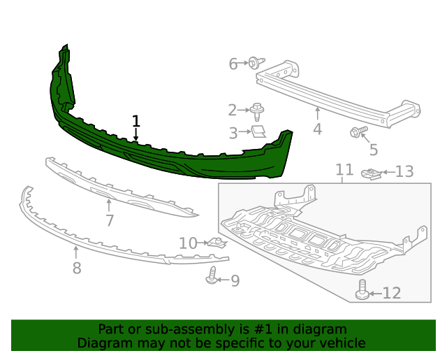 2017-2022 Buick Encore Fascia (Replaces Part Number 42618729) 42618728 ...