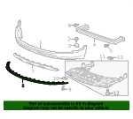 2017-2022 Buick Encore Front Bumper Fascia Air Deflector 42558122 GM ...