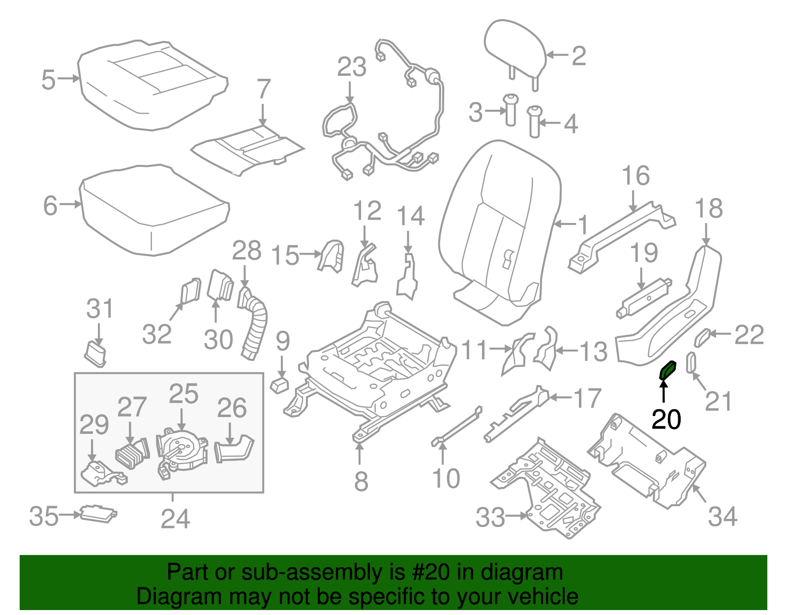 2010-2025 Nissan Knob 87012-JM01A | Kline Nissan
