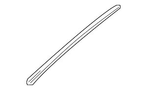 92212084 - Pitch Black Driver Side Windshield Side Reveal Molding 2008 ...