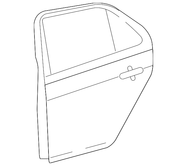 2007-2012 Toyota Yaris Door Shell 67003-52390 | Toyota Parts Center