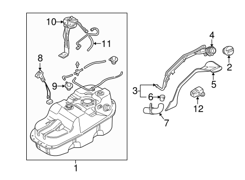Fuel System Components for 2003 Mitsubishi Montero Sport | QuirkParts