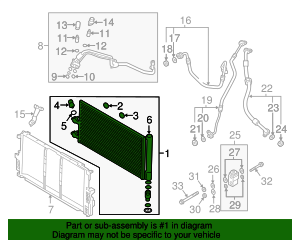 Condenser 2203 31684307 | TascaParts.com